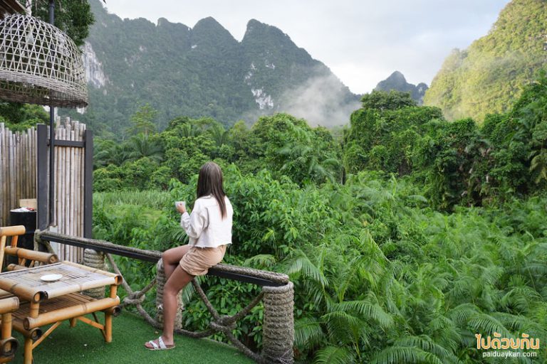 สูดอากาศบริสุทธิ์ มองวิวเขา Bridge hill café เขาสก | ไปด้วยกัน เว็บไซต์ ...