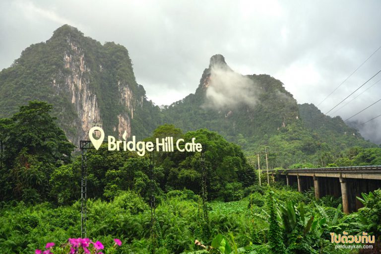 สูดอากาศบริสุทธิ์ มองวิวเขา Bridge hill café เขาสก | ไปด้วยกัน เว็บไซต์ ...