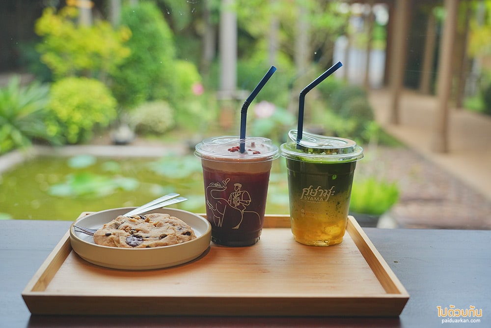 Syama café อยุธยา ดีไซน์ไทยร่วมสมัย ติดริมน้ำเจ้าพระยา